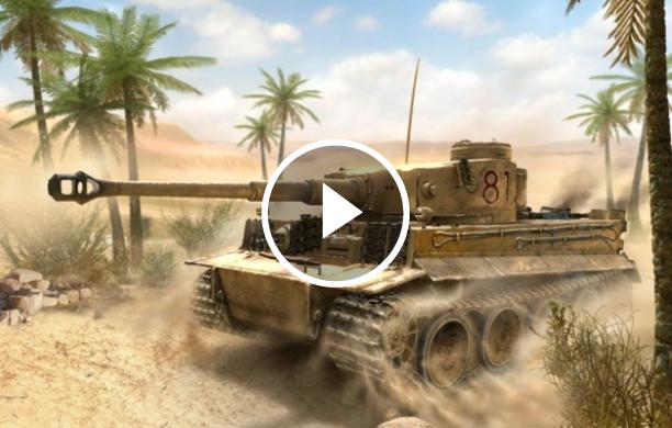 Steel Tigers Roaming The Tunisian Desert In 1943 Video