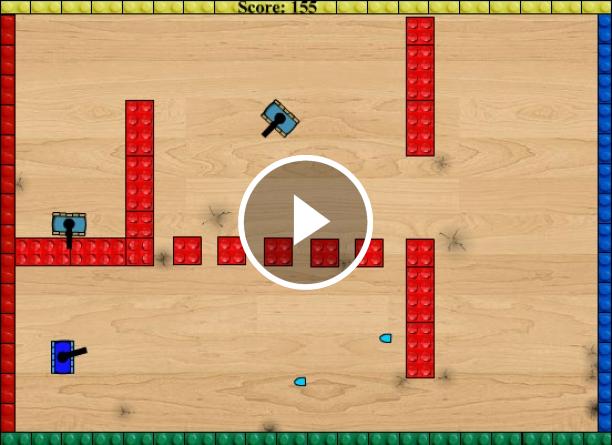 Toy Tank Arena Game Video