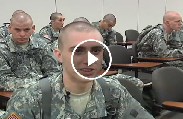 US Army Basic Training - First Day Video